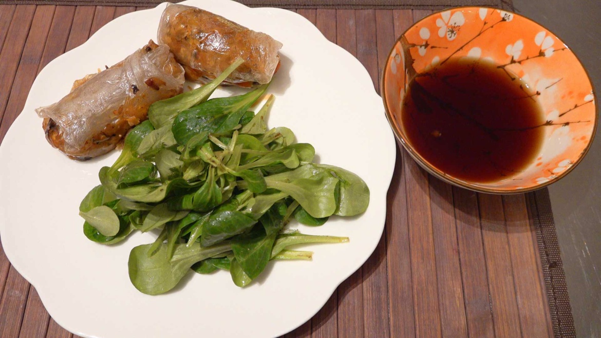 Les nems végan et leur sauce - Libremotions